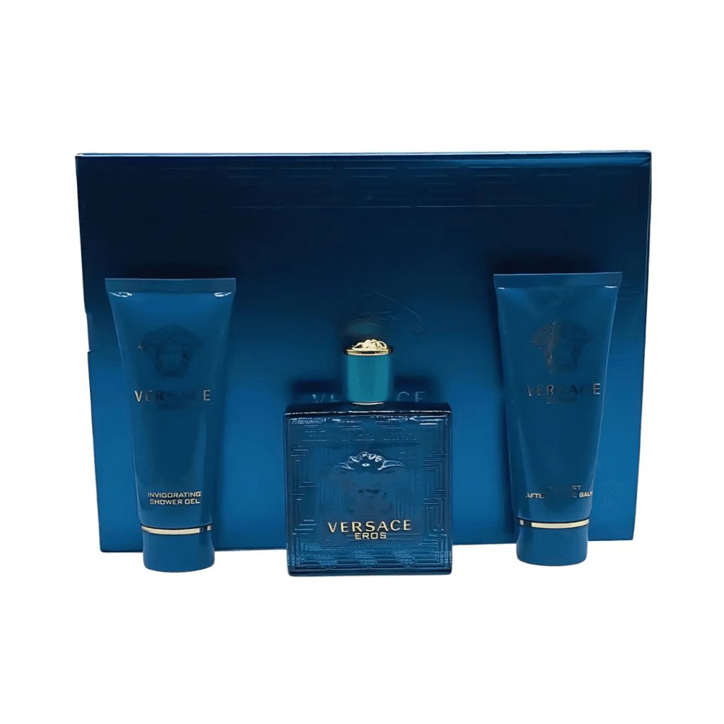 VERSACE Eros - Kit Perfume + Cremas Corporales - Duty Free Shopping MX